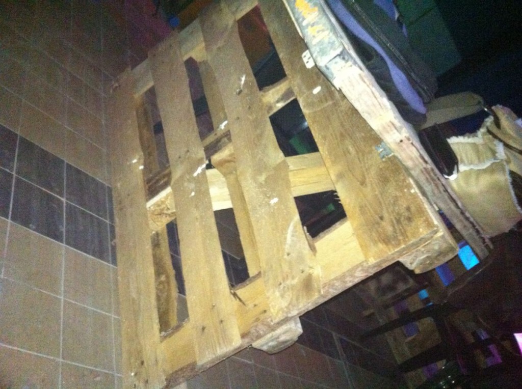 Post apocalyptic pallets: Furnishing the Gran Paradiso Roadhouse Club ...