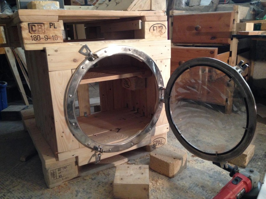 Steampunk desk made of pallets, Part 2 - Pallet Furniture