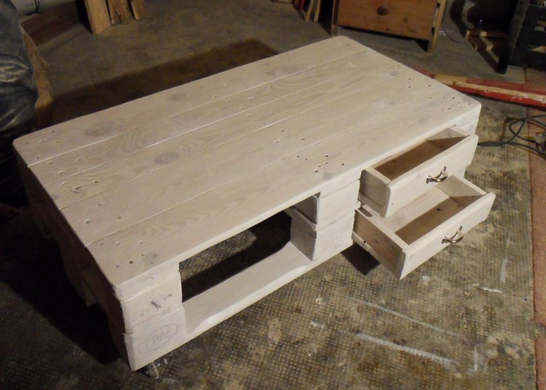 Steampunk pallet desk (with server) part 1 - Pallet Furniture